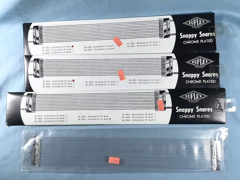 Duplex Snappy Snare lot 13" 15" 14" - chrome | Reverb