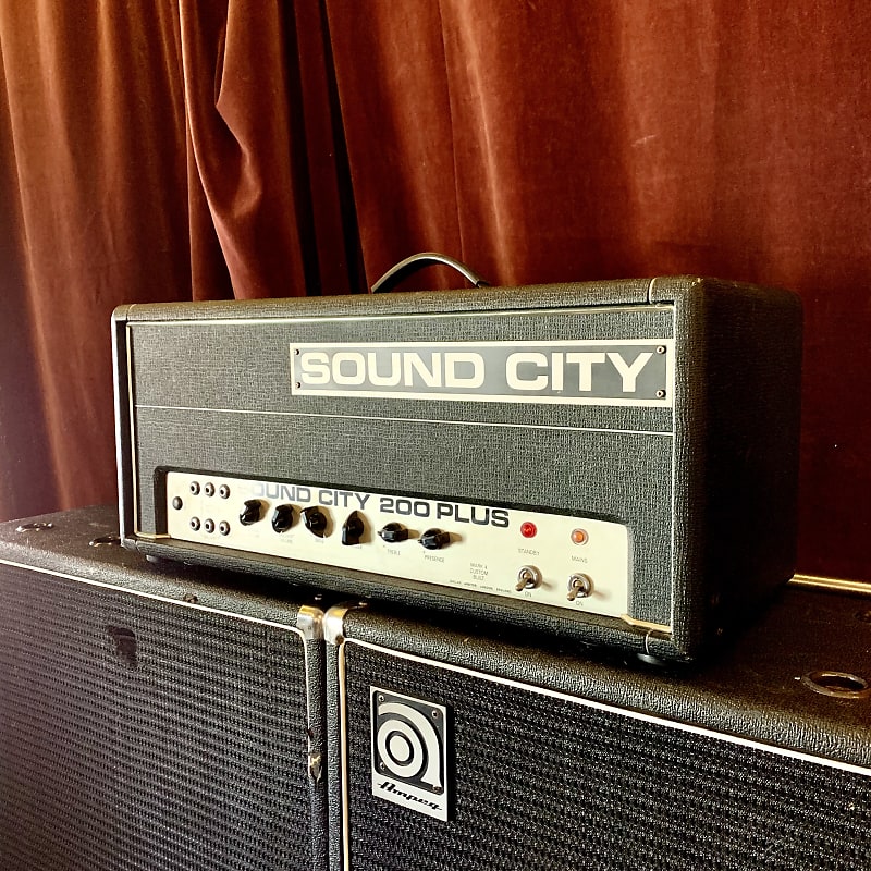 Sound City 200 plus amplifier c c 1970’s Arbiter all tube | Reverb