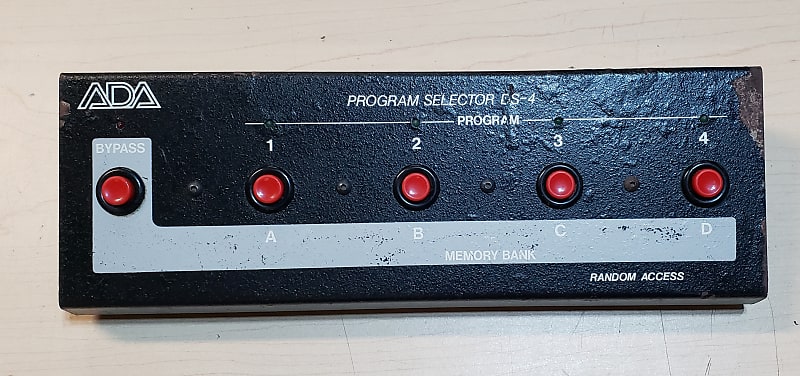 Vintage ADA DS-4 Pedal Control For ADA Rack Effects | Reverb