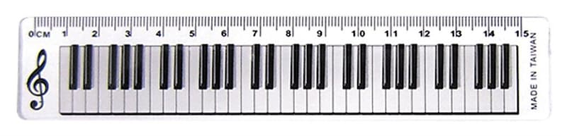 15 cm piano ruler | Reverb