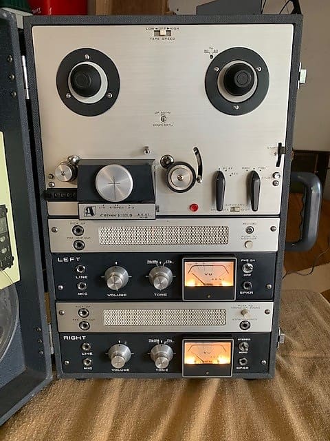 Akai M8 reel to reel & SS-110 and speaker combo | Reverb