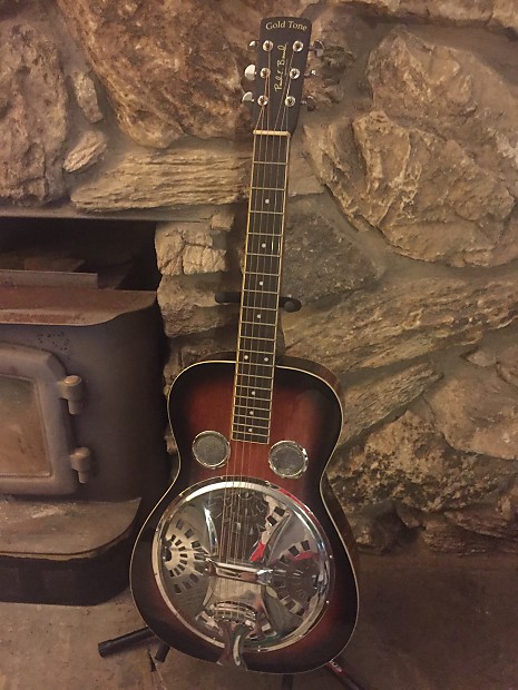 Gold Tone PBS Beard Dobro resonator guitar with HSC used | Reverb