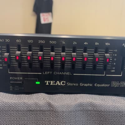 TEAC EQA-20 Graphic Equalizer with Spectrum Analyzer - Black | Reverb