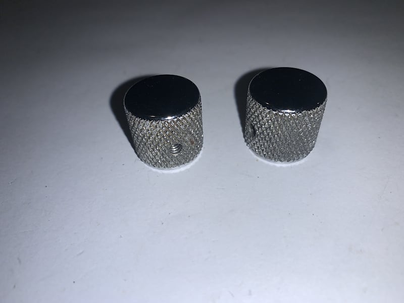 Fender Telecaster/P-Bass Control Knobs 60s Nickel Original | Reverb