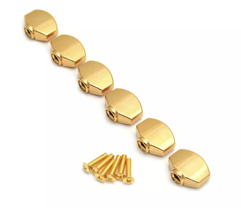 Gotoh Gold Mini Tuner Buttons W Screws Reverb