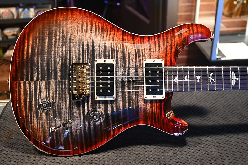 PRS Paul Reed Smith Custom 22 10-Top Charcoal Cherry Burst | Reverb