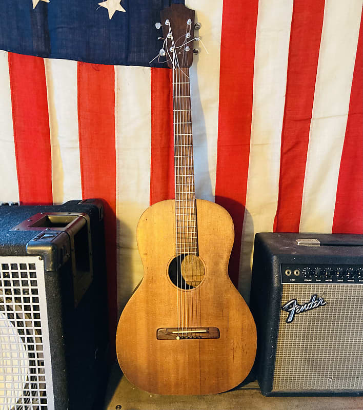 Barn Find - Vintage Parlor Guitar | Reverb