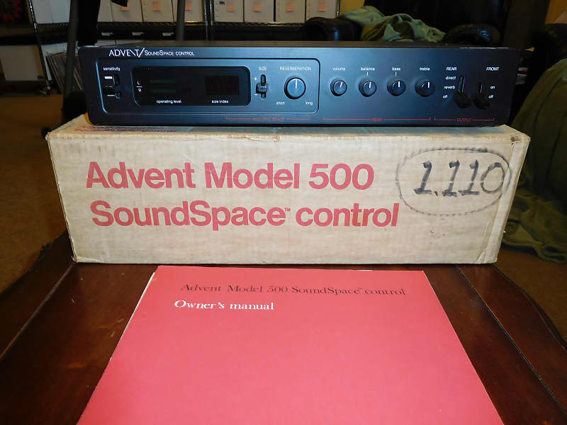 Advent 500 Sound Space Control 1987 Black | Reverb