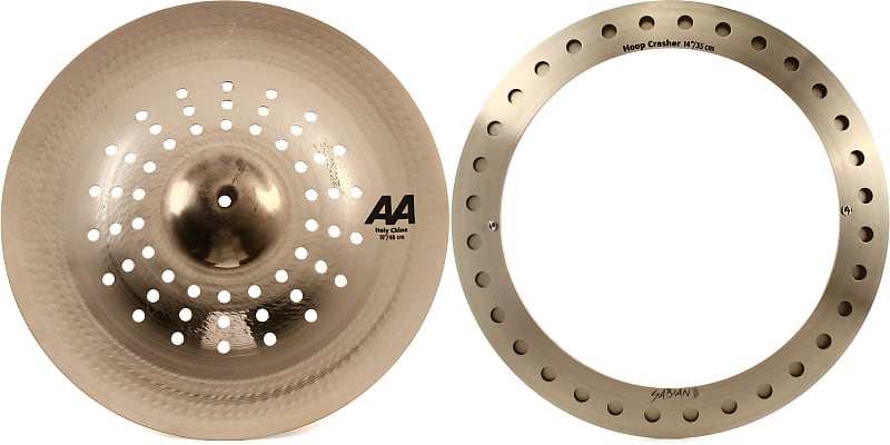 Sabian 19 inch AA Holy China Cymbal - Brilliant Finish Bundle | Reverb