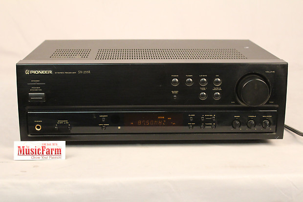 Used Pioneer SX-255R AM/FM Stereo Reciever 100 watts per | Reverb