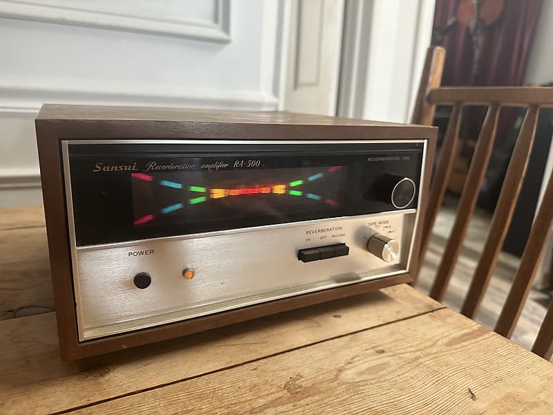 Sansui RA-500 Reverberation Amplifier MIJ 1980 - Wood / | Reverb