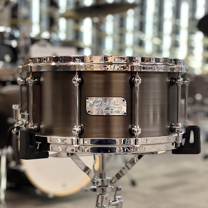 MAJESTIC 14X7 OPUS ONE CAST IRON CONCERT SNARE DRUM | Reverb