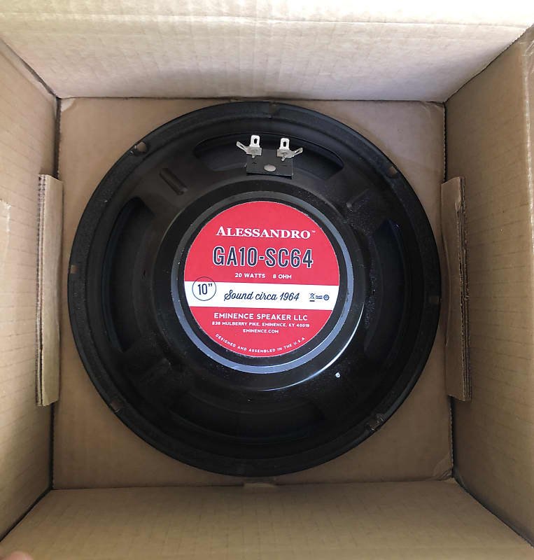 Eminence Signature Series GA10-SC64 10" George Alessandro | Reverb