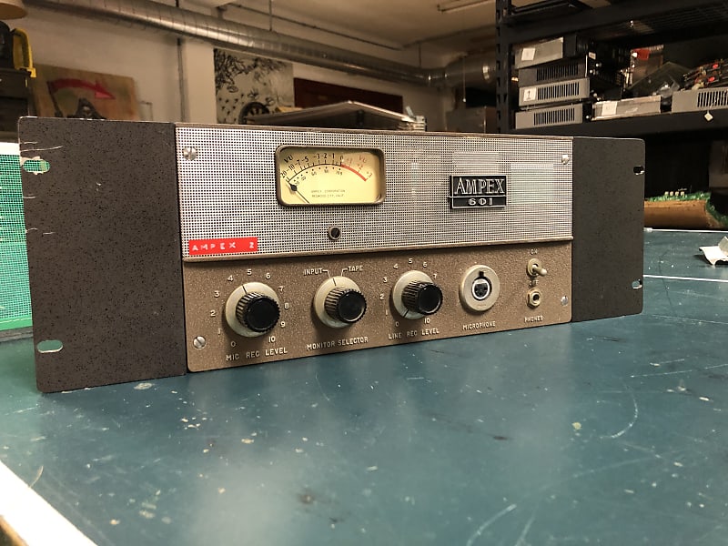 Vintage Ampex 601 mic/line preamp | Reverb