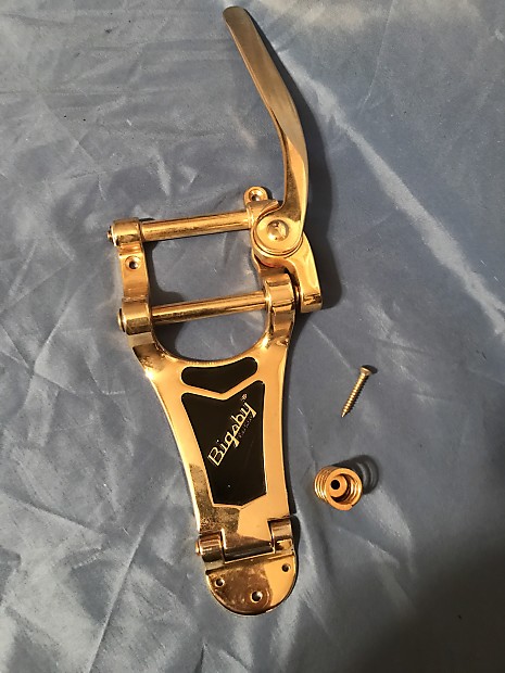 Bigsby Guitar Vibrato Tremolo Gold | Reverb
