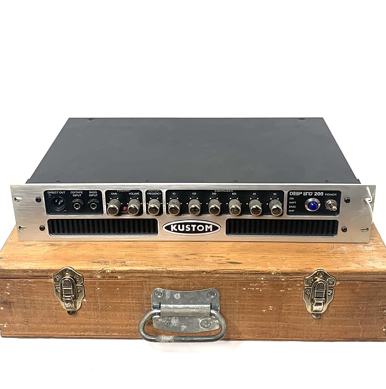 Kustom Deep End 200 Watt Bass Amp Head | Reverb