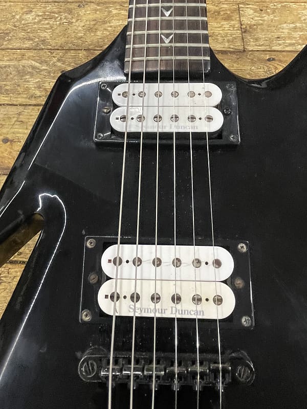 Dean Dime razorback 2007 - Black with Seymour Duncan Pickupa | Reverb