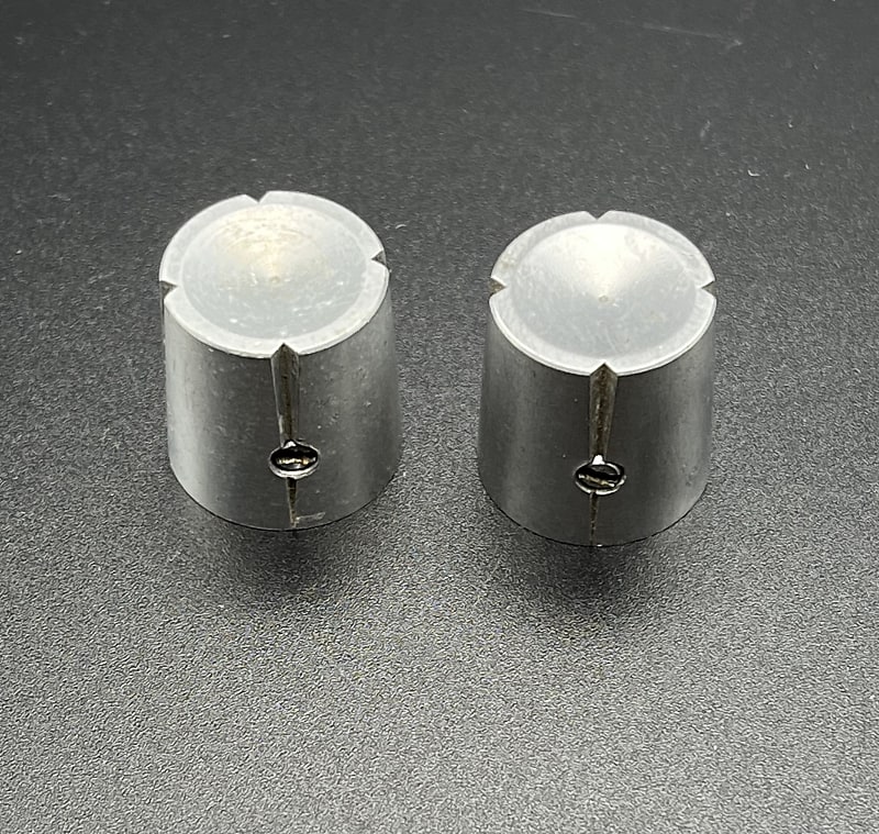 1960s Teisco, Kent, Kawai Aluminium Guitar Knobs (2No) | Reverb