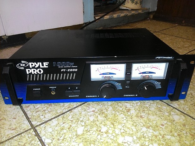 Pyle Pro PT-2000 1000 watt stereo Rack Power Amplifier Amp | Reverb