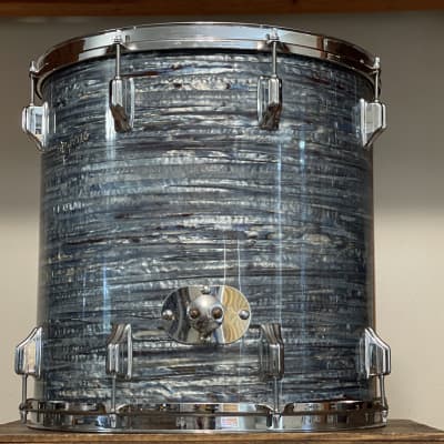 1960's Rogers Blue Strata Pearl 'Headliner' Outfit 9x13 16x16 | Reverb