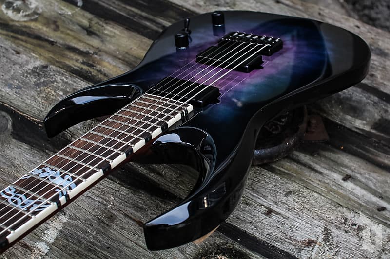 Daemoness Cimmerian baritone 7-string in Skeletorburst | Reverb