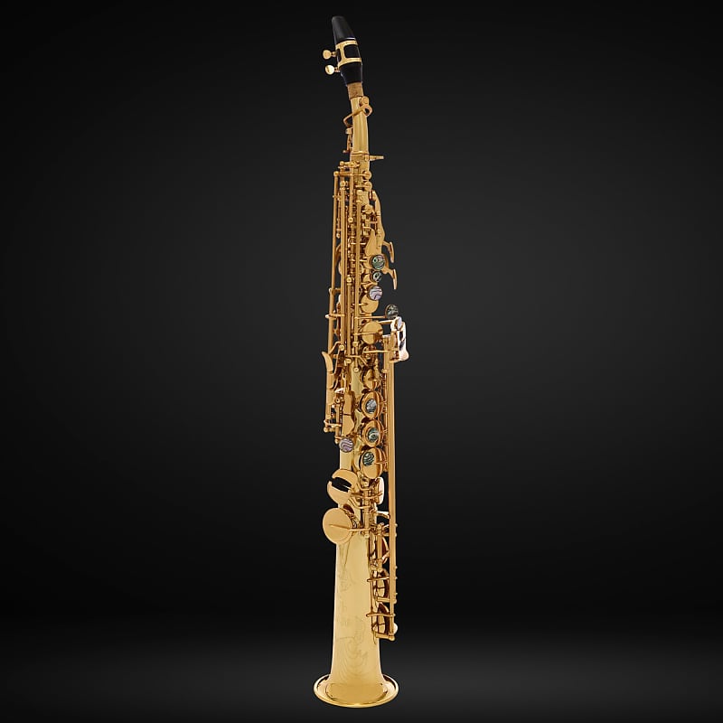 John Packer JP043G Bb Soprano Saxophone w/Case, Gold Lacquer | Reverb