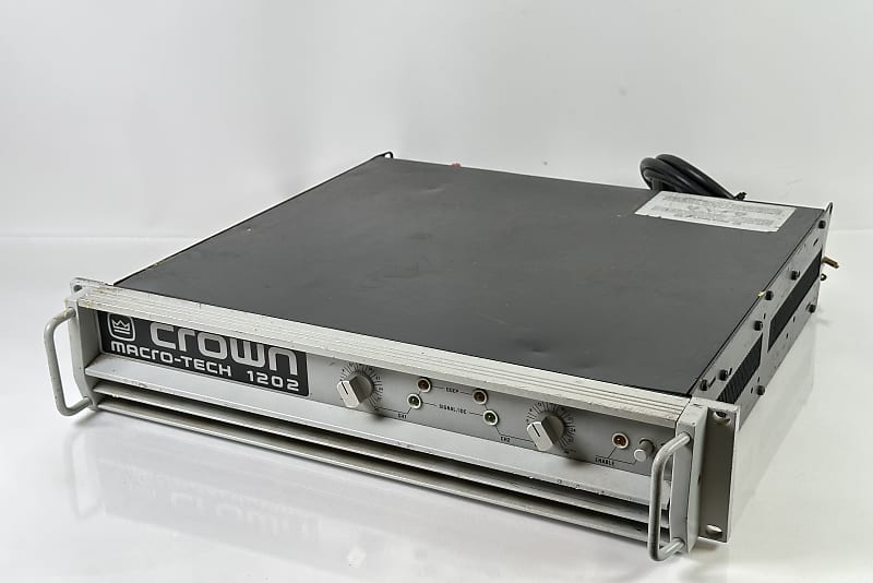 Crown Macro-Tech 1202 Two-Channel Power Amplifier | Reverb
