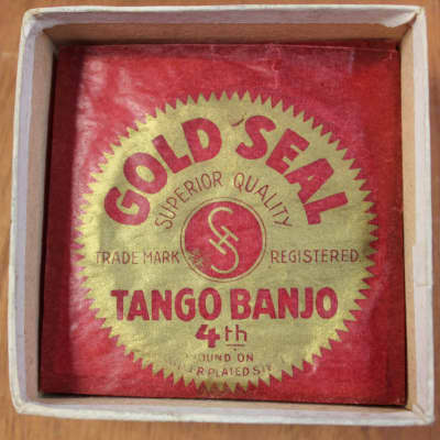 Vintage Gold Seal Tango Banjo 4th Strings in Box | Reverb