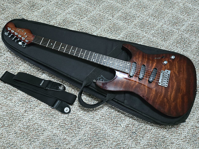 2004 Fender Showmaster Quilt Bubinga Top (QBT) SSS with | Reverb