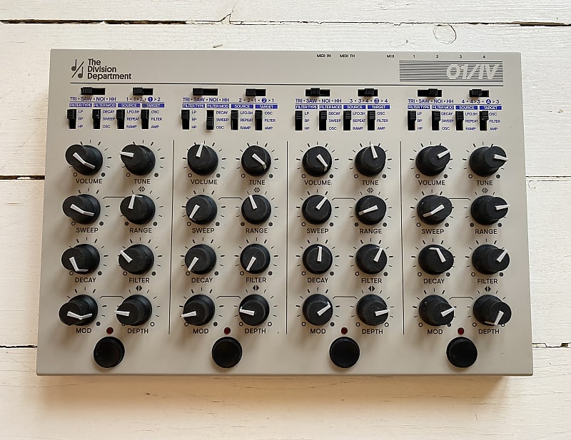 The Division Department 01/IV Analog Drum Synthesizer | Reverb UK