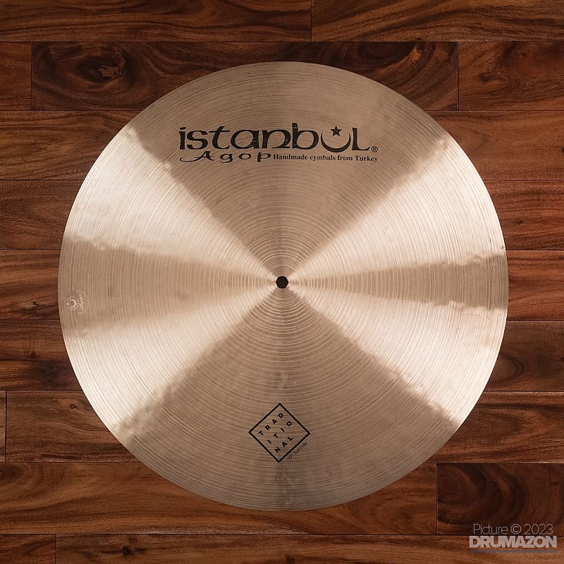 ISTANBUL AGOP 19" TRADITIONAL SERIES FLAT RIDE CYMBAL | Reverb UK