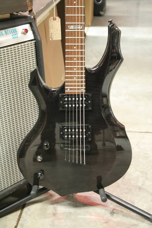 ESP LTD F-100M Left Handed Black | Reverb
