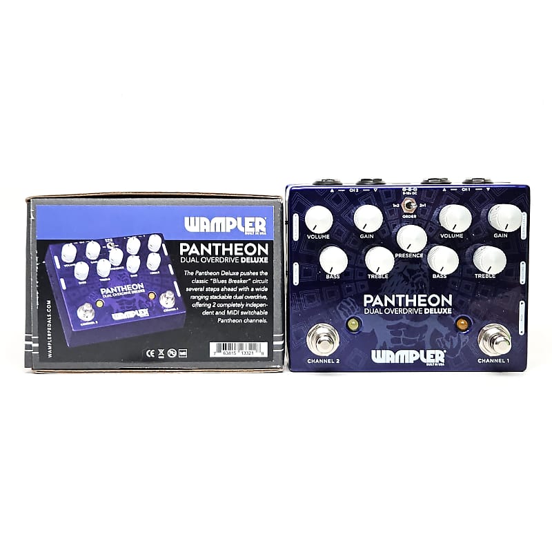 used Wampler Pantheon Dual Overdrive Deluxe, Very Good | Reverb