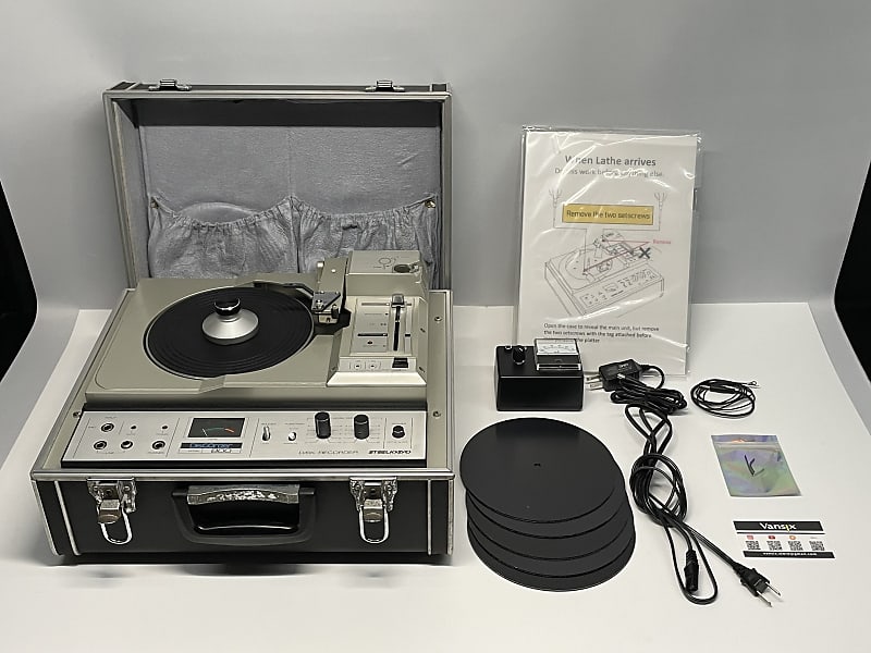 Restored Vanrock Discoder Vinyl Record Cutting Lathe Machine | Reverb