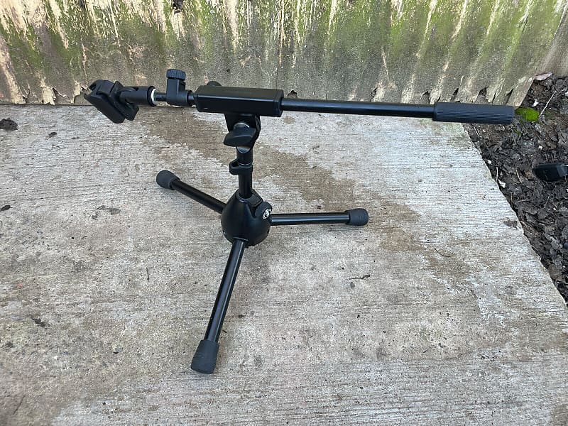 K&M 25950 Extra Low Profile Tripod Base Boom Mic Stand | Reverb