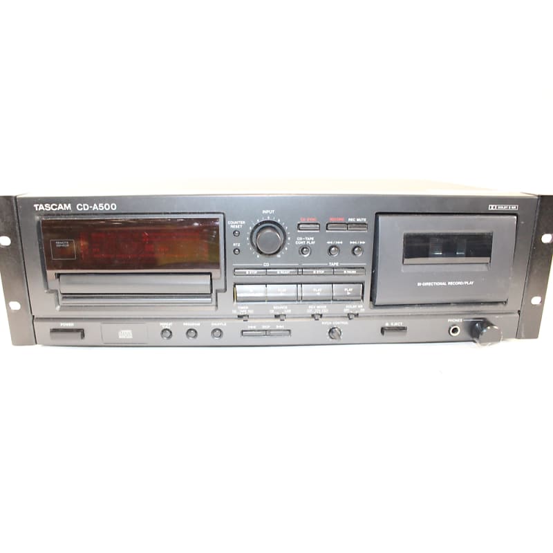 Tascam CD-A500 Rack Mount CD Cassette Player Recorder -Tesed, | Reverb
