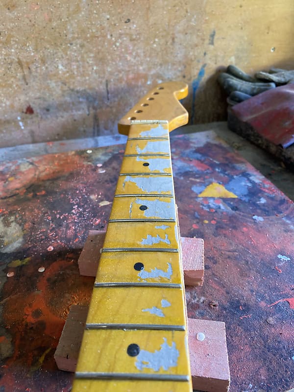 Heavy Relic Stratocaster neck, Maple | Reverb