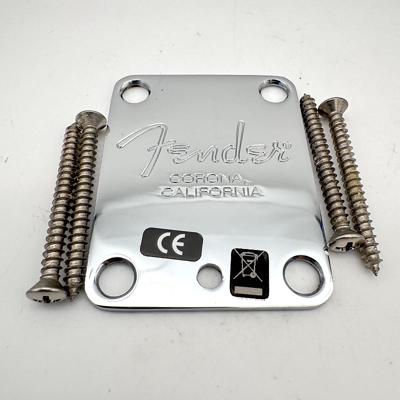 Fender USA Neck Plate Eric Clapton Corona CA Version Mint | Reverb