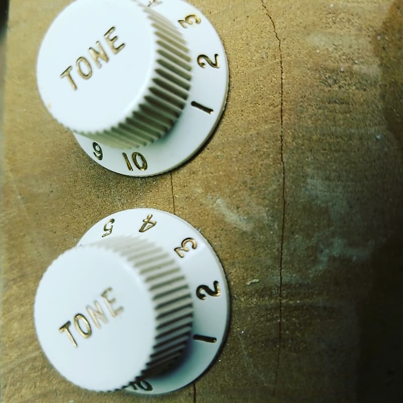 Fender American Strat Knob 2 pack white | Reverb