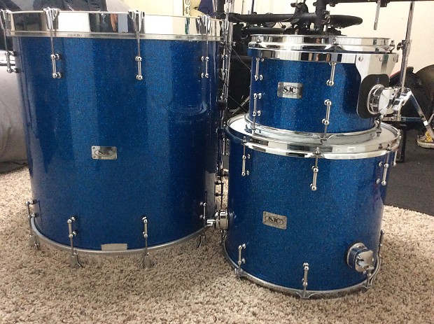 SJC Custom Blue Sparkle | Reverb