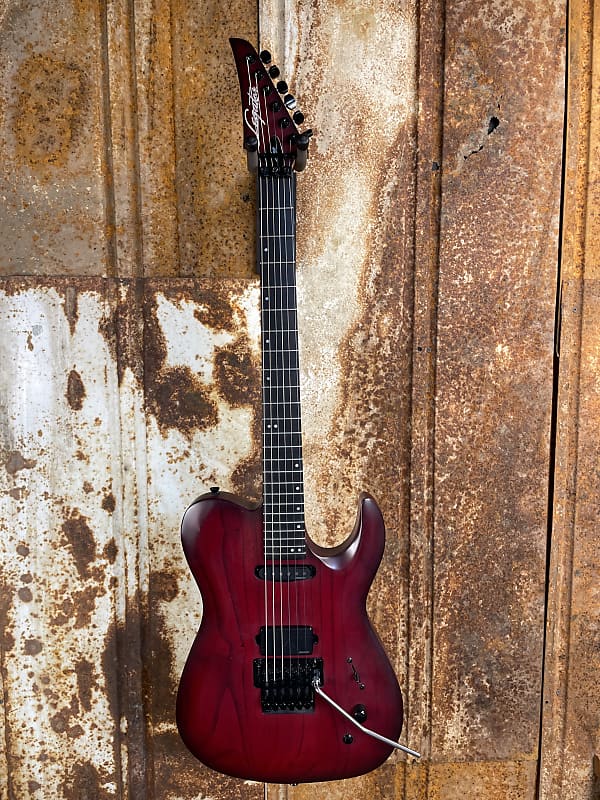 Legator Ninja Matte Crimson Finish with Floyd Rose & Fishman | Reverb