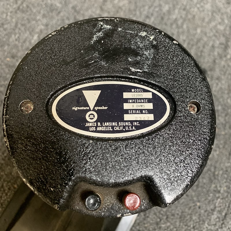 JBL JBL LE100S Working Diaphragm, Driver & JBL 2370 Horn | Reverb