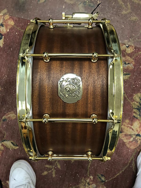 King Drums King Custom Snare Drum 14X7 Mahogany Shell 2018 | Reverb