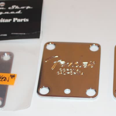 Fender THREE neck plates | Reverb