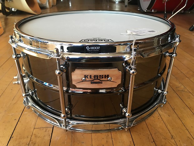 Klash Custom Drums 6.5x14" Black Betty Snare Drum | Reverb