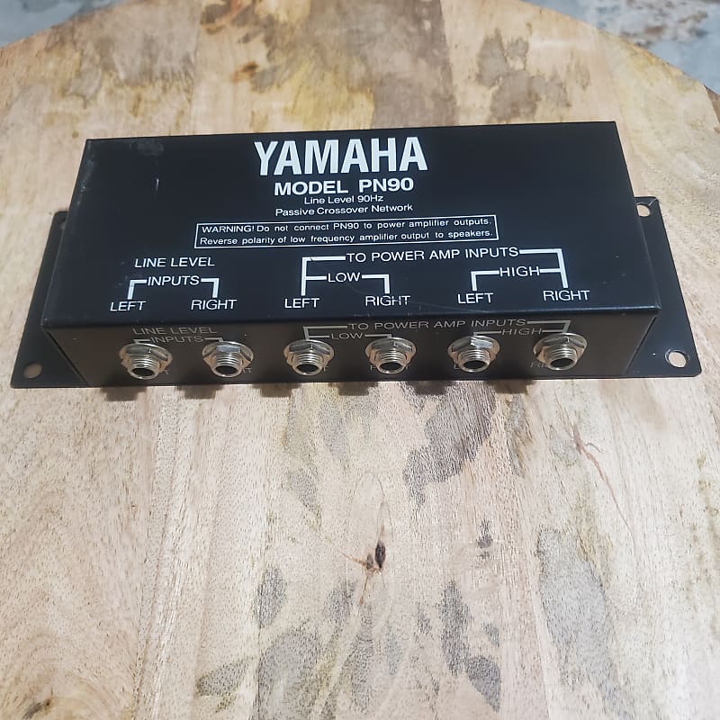 Yamaha Pn90 line level passive X--over 80's - Black | Reverb