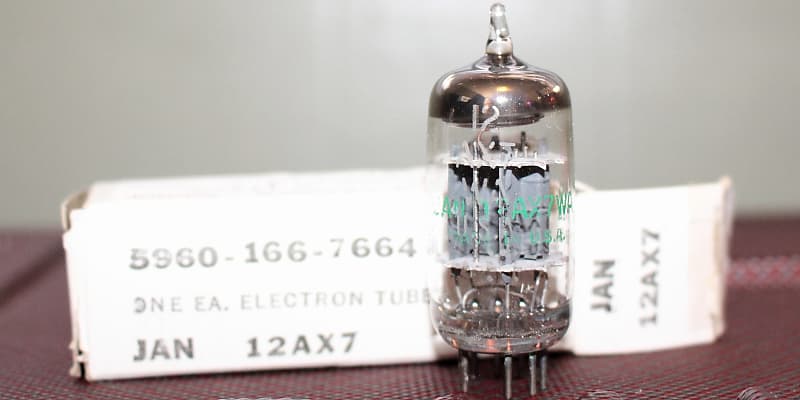 GE JAN 12AX7 WA E83CC SHORT PLATE FOIL DISC GETR S RODS TIGHT | Reverb