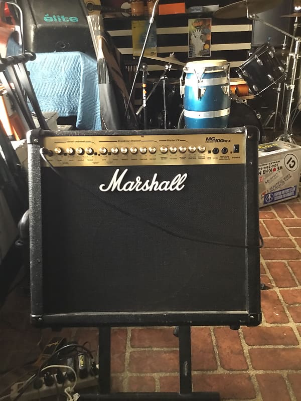 Marshall Marshall MG 100 DFX ? Black and gold | Reverb