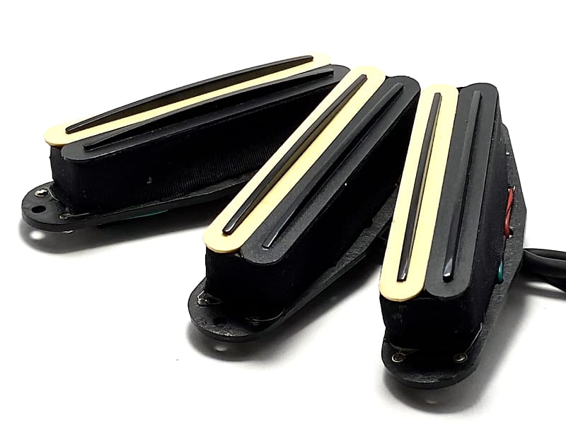 Dragonfire Duo Rails SSS Set, 3qty Strat Sized Humbucker | Reverb