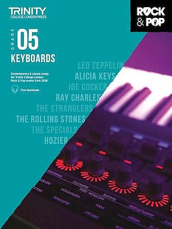 Trinity Rock Pop 2018 Keyboards Grade 5 Keyboard | Reverb